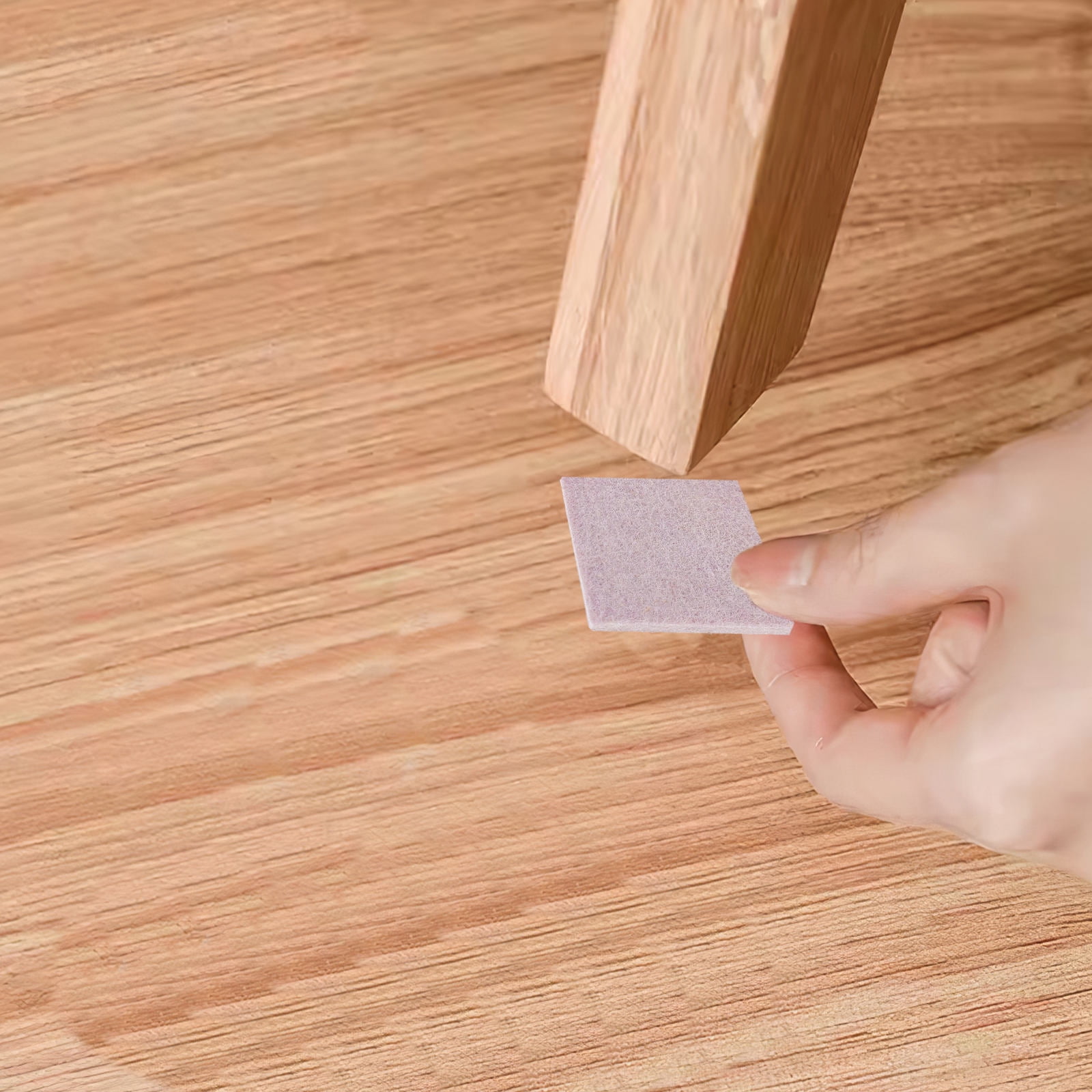 BESTYASH 32Pcs Pink Felt Chair Pads Furniture Floor Protectors Cuttable ...