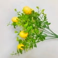 BESTYASH 3-Pack Artificial Green Tree Stems with Realistic Fake Fruit ...