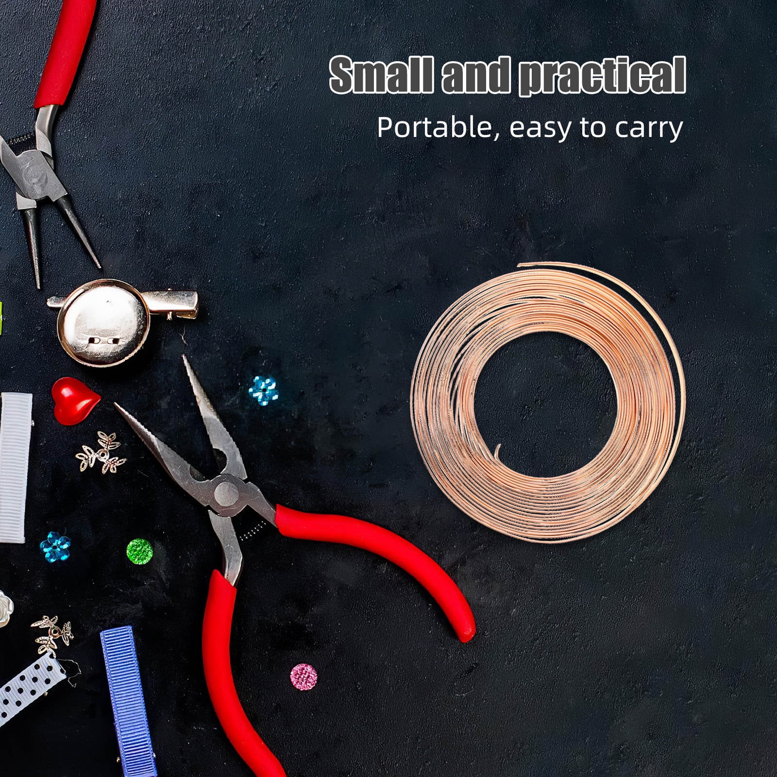 BESTYASH 3Pcs Bendable Flat Aluminum Wire for Jewelry Making Bonsai ...