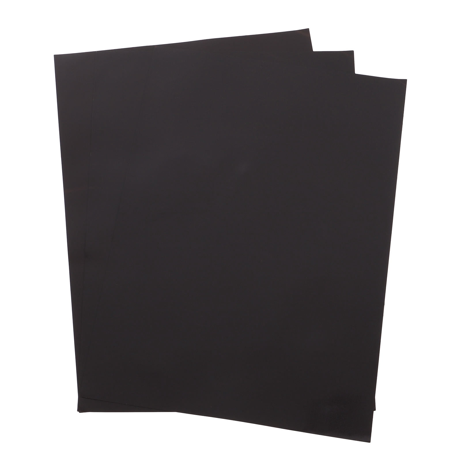 BESTYASH 3Pcs Black Magnetic Sheets with Adhesive Backing for Fridge ...