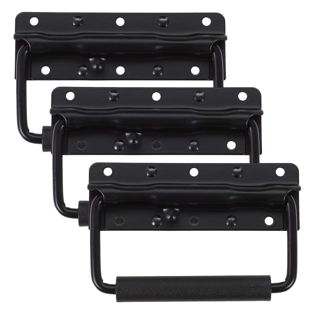 BESTYASH 3-Pack Black Metal Heavy Duty Spring Loaded Handles for ...