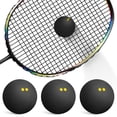 BESTYASH 3Pcs Double Yellow Dot Squash Balls High Elastic Rubber ...