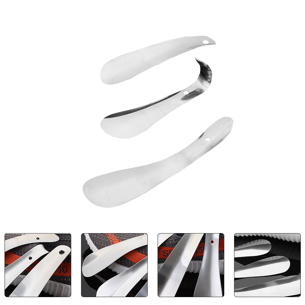 BESTYASH 3Pcs Ergonomic Stainless Shoe Lifters Shoe Helpers Easy Shoe ...