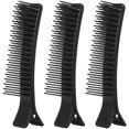 BESTYASH 3Pcs Hairdresser Clips Black ABS Hair Sectioning Clamps for ...