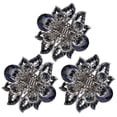 BESTYASH 3Pcs Hollow Zinc Alloy Decorative Hair Clips Sturdy Hair Claw ...