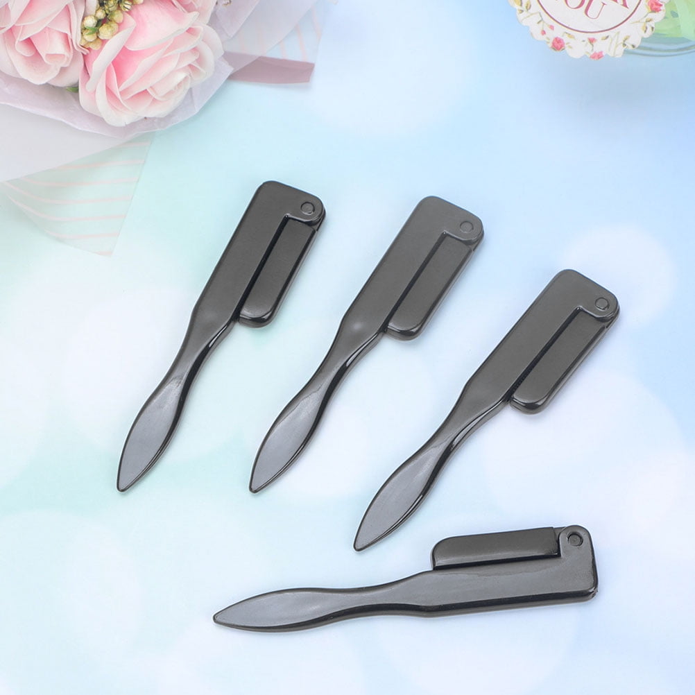 BESTYASH 3Pcs Multipurpose Foldable Eyelash Brushes Black Eyebrow Combs ...