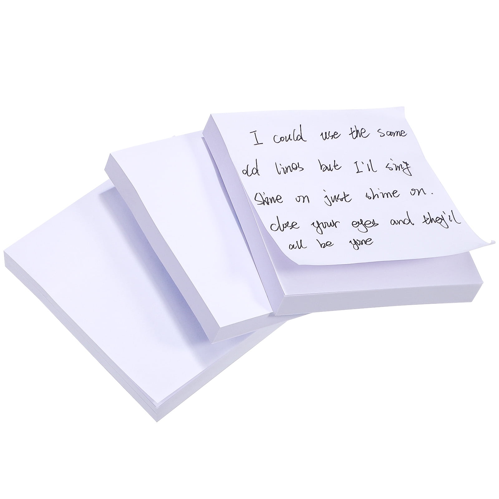 BESTYASH 3Pcs Office Memo Pads White Sticky Memo Pads for Schedule ...