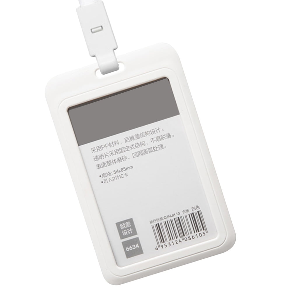 BESTYASH 3-Pack PP Employee Badge Holders with Clear Protective Cover ...