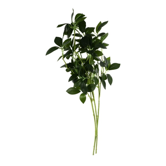 BESTYASH 3Pcs Realistic Leaf Bundle Fake Plant Decor for Living Room ...