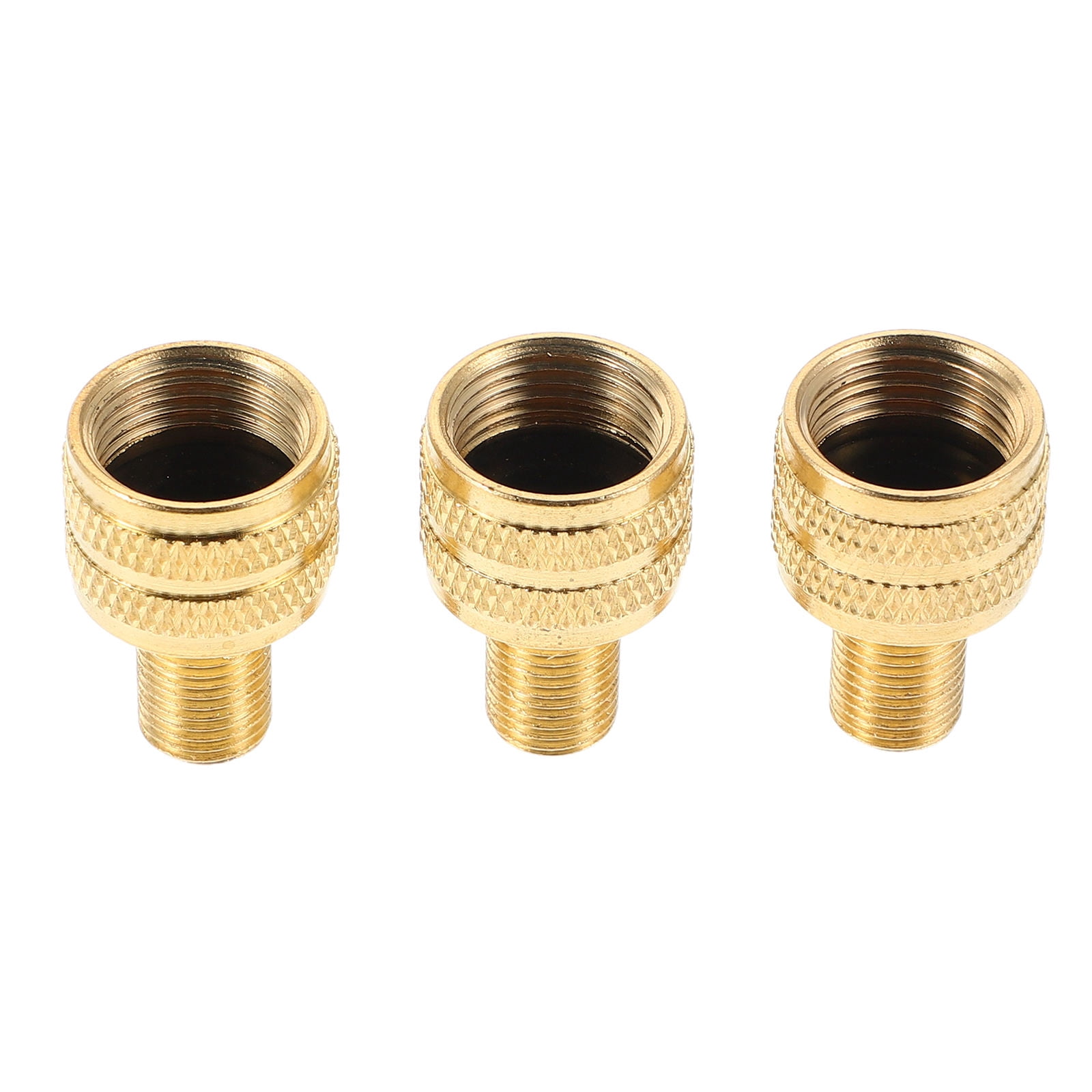 BESTYASH 3Pcs Truck Tire Valve Adapters Golden Inflator Nozzle for Air ...