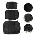 BESTYASH 3Pcs Travel Makeup Organizer Portable Black Polyester Bags ...