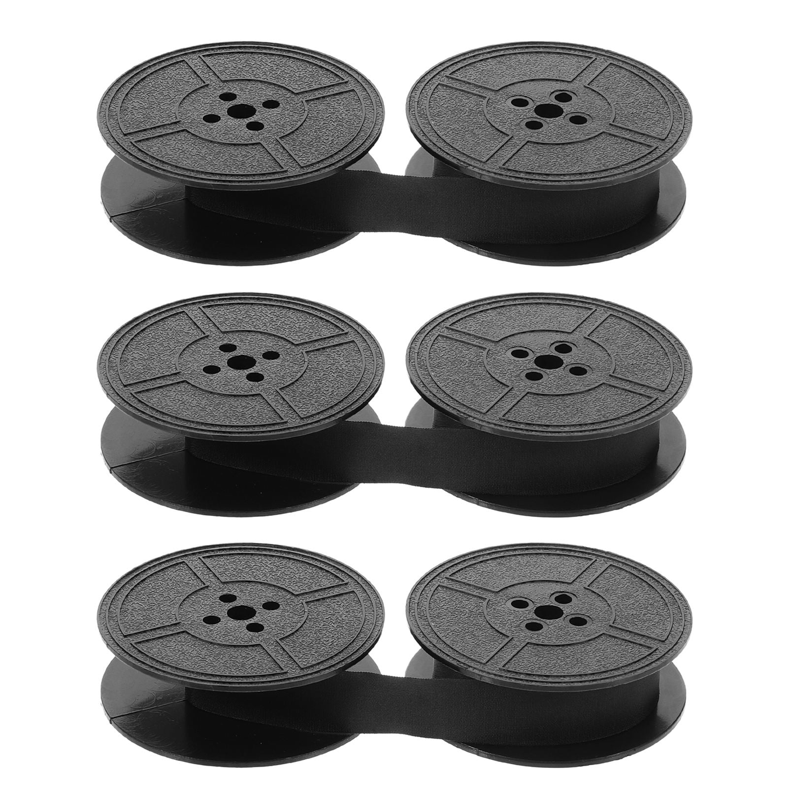 BESTYASH 3Pcs Wide Black Nylon Ink Ribbon Twin Spool Replacement for ...