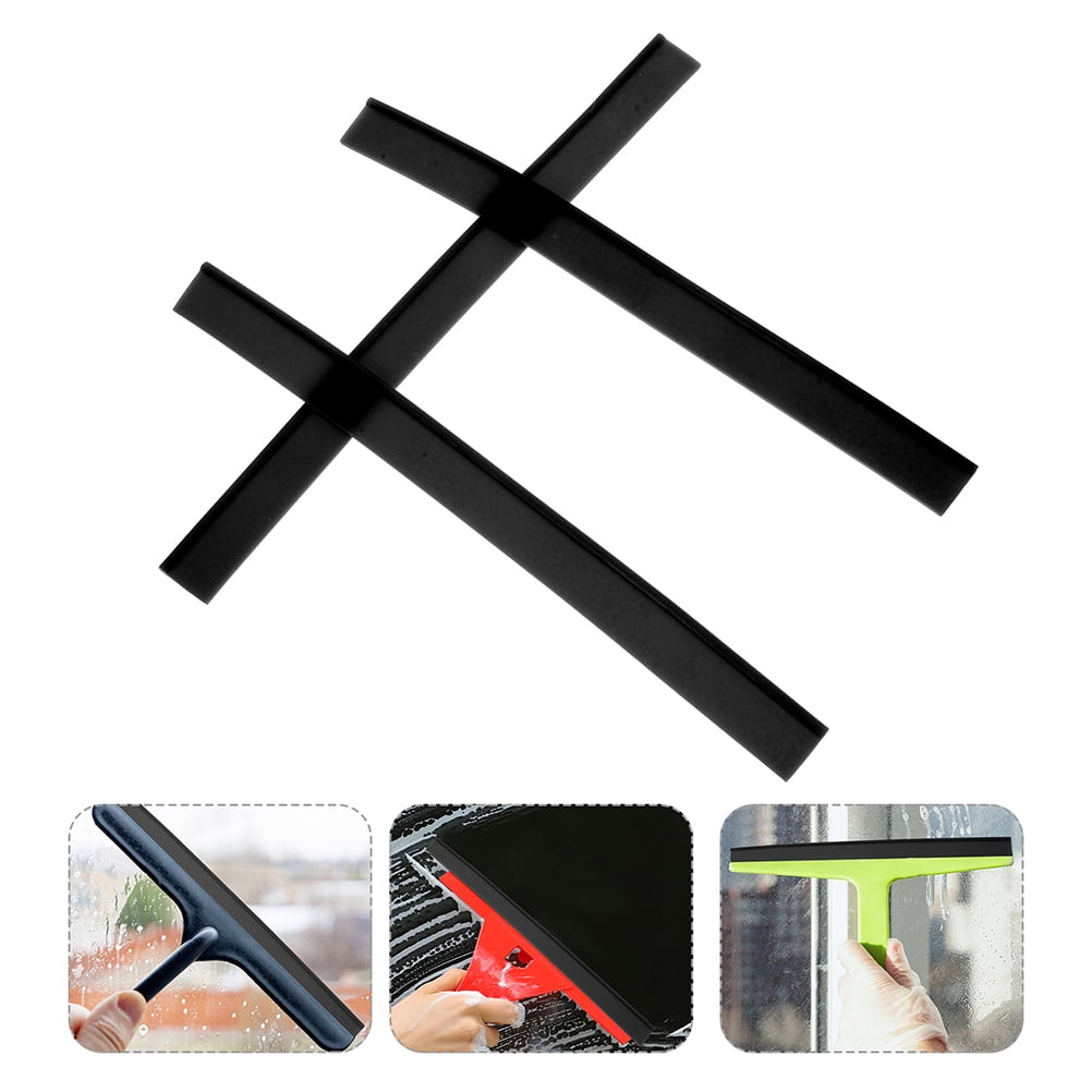 BESTYASH 3pcs Household Bathroom Glass Cleaning Scrapers Rubber Strip ...