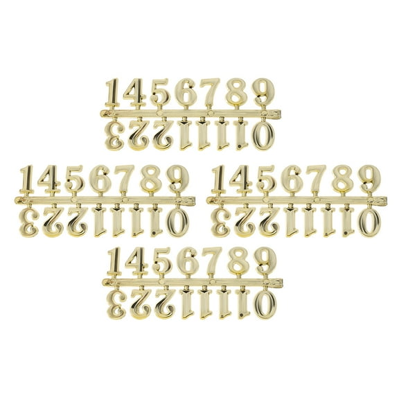 BESTYASH 4 Set DIY Clock Numerals Plastic Clock Number Labels for DIY ...