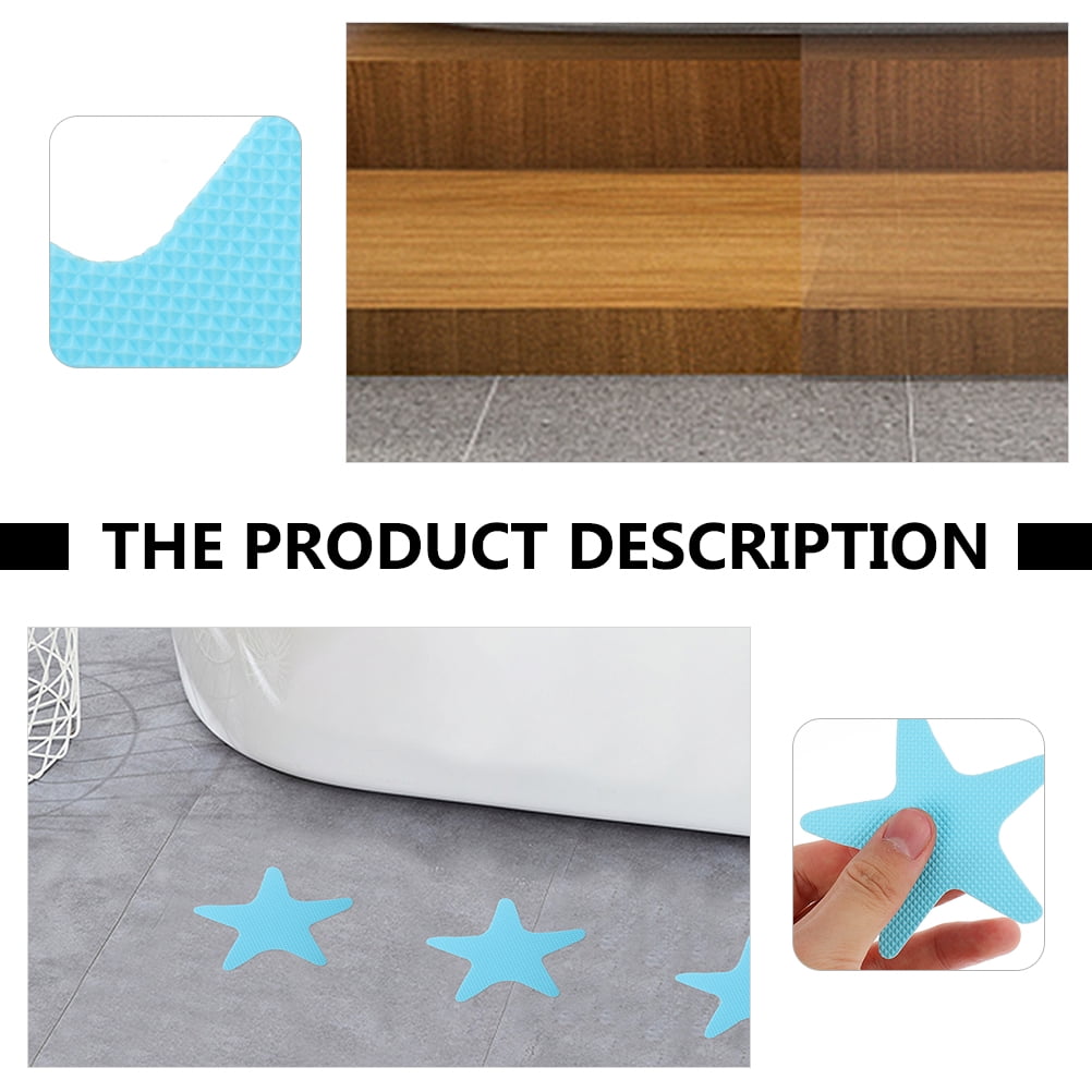 BESTYASH 40Pcs Sky Blue Anti-Slip Bathtub Stickers Adhesive Decals for ...