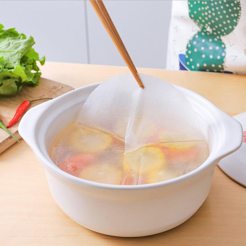 BESTYASH 48Pcs Round Food Oil Filter Nonwoven Fabric for Kitchen Use ...