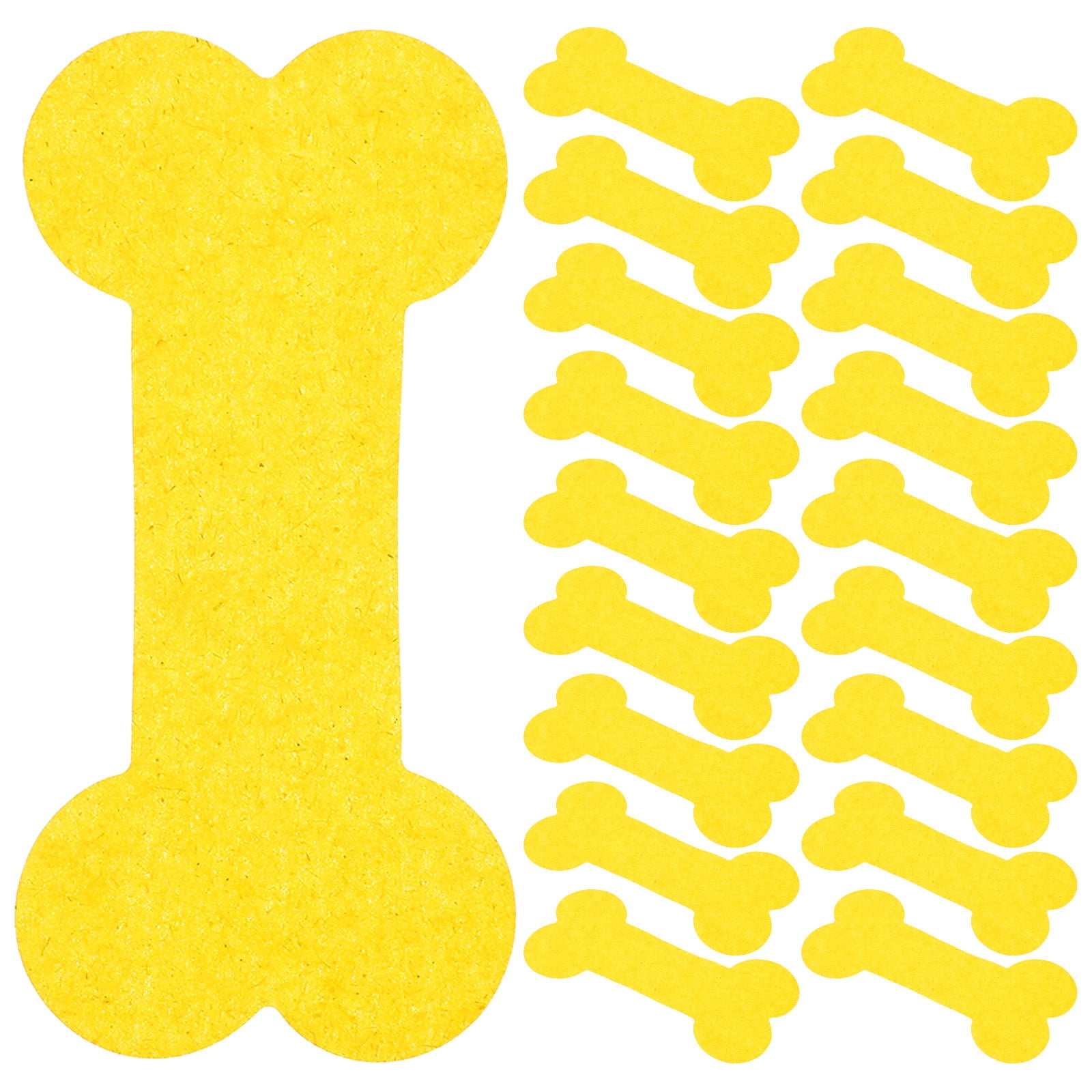 BESTYASH 4Packs Yellow Chinese Ancestral Paper Bone Shape for Pet ...