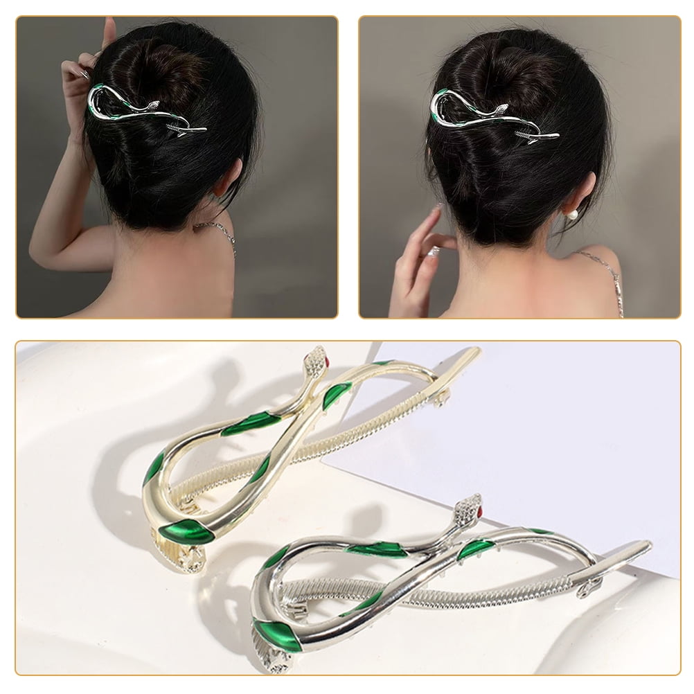BESTYASH 4Pcs Banana Hair Clips for Thick Hair Sturdy Metal Clips with ...