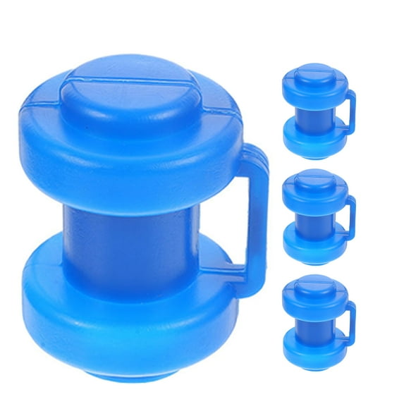 BESTYASH 4Pcs Blue Plastic Trampoline Pole Caps Durable Safety Covers ...