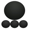 BESTYASH 4Pcs Car Wheel Hub Stickers Black Durable Center Cap Decals ...