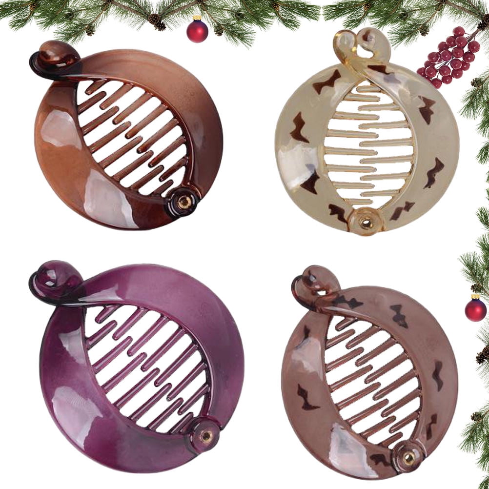 BESTYASH 4Pcs Cowhells Hairpins Made of Premium Resin Assorted Colors ...