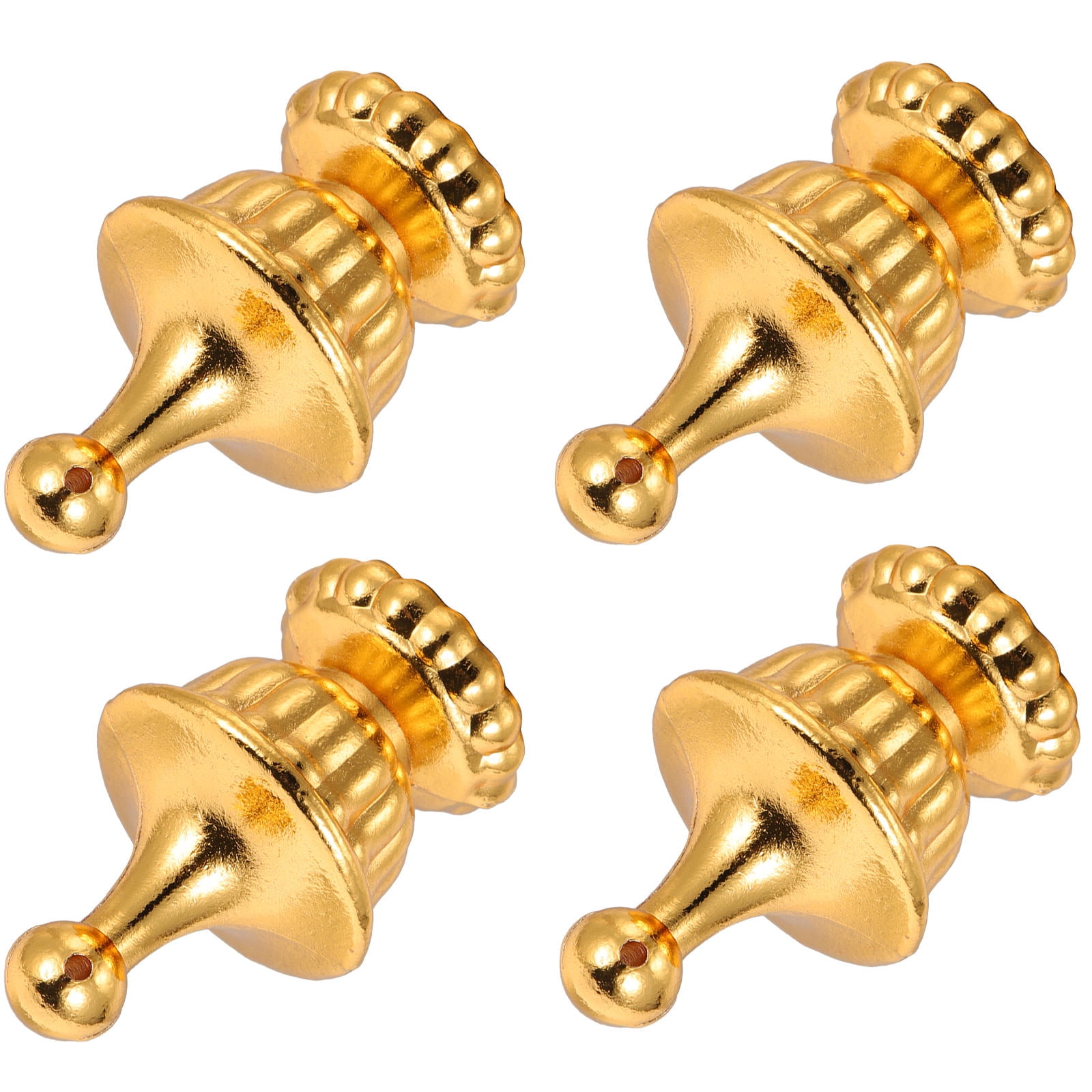 BESTYASH 4Pcs Decorative Lamp Finials Golden Zinc Alloy Elegant Lamp ...