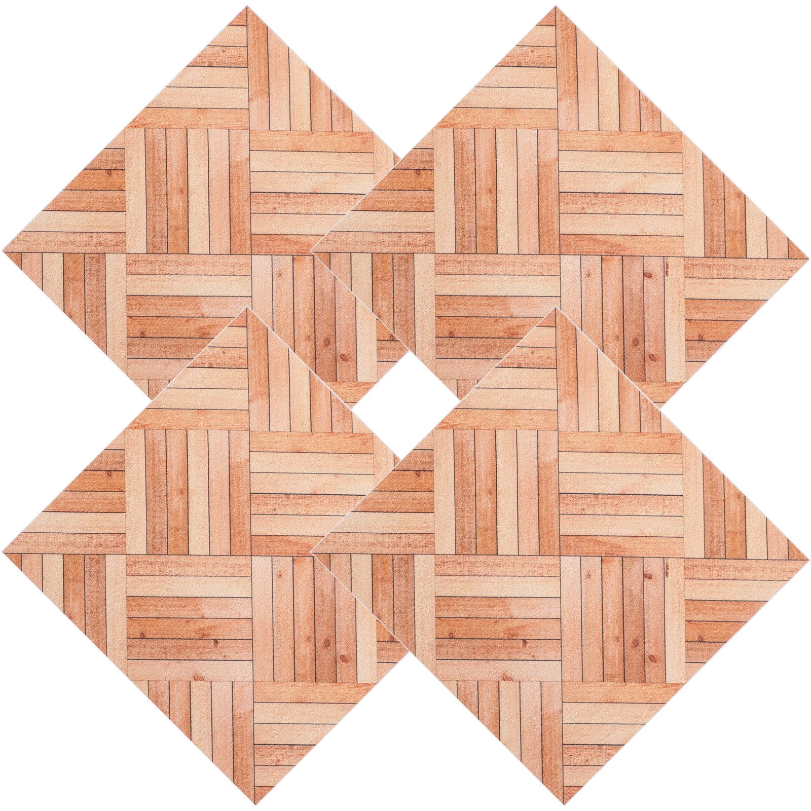 BESTYASH 4Pcs Dollhouse Floorboard Dollhouse Ornaments Multi PVC Indoor ...