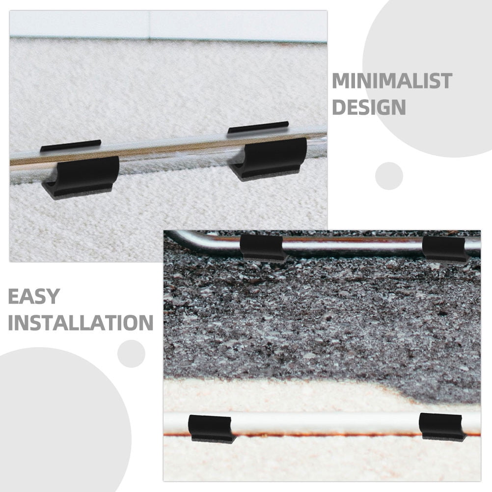 BESTYASH 4Pcs Chair Leg Pads Felt Furniture Pads Black Wear-resistant ...