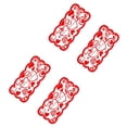 BESTYASH 4Pcs Red Table Mat for Home Heart Pattern Thick Heat Resistant ...