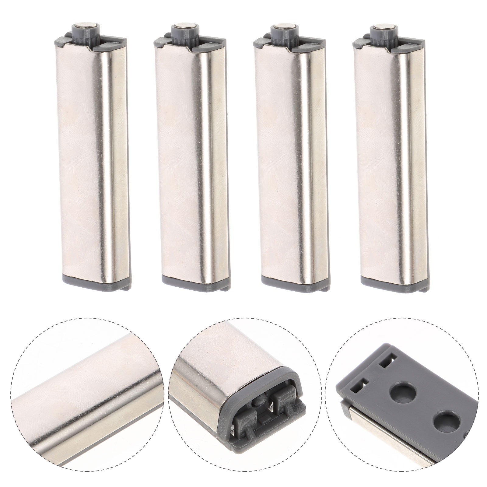 BESTYASH 4Pcs Hidden Cabinet Door Latch Push to Open Drawer Catch Wide ...