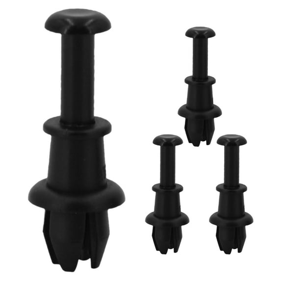 BESTYASH 4Pcs High Strength Black Parcel Shelf Strap Clips Easy Install ...