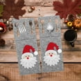 BESTYASH 4-Piece Party Cutlery Holder Set Christmas Silverware Bag Soft ...