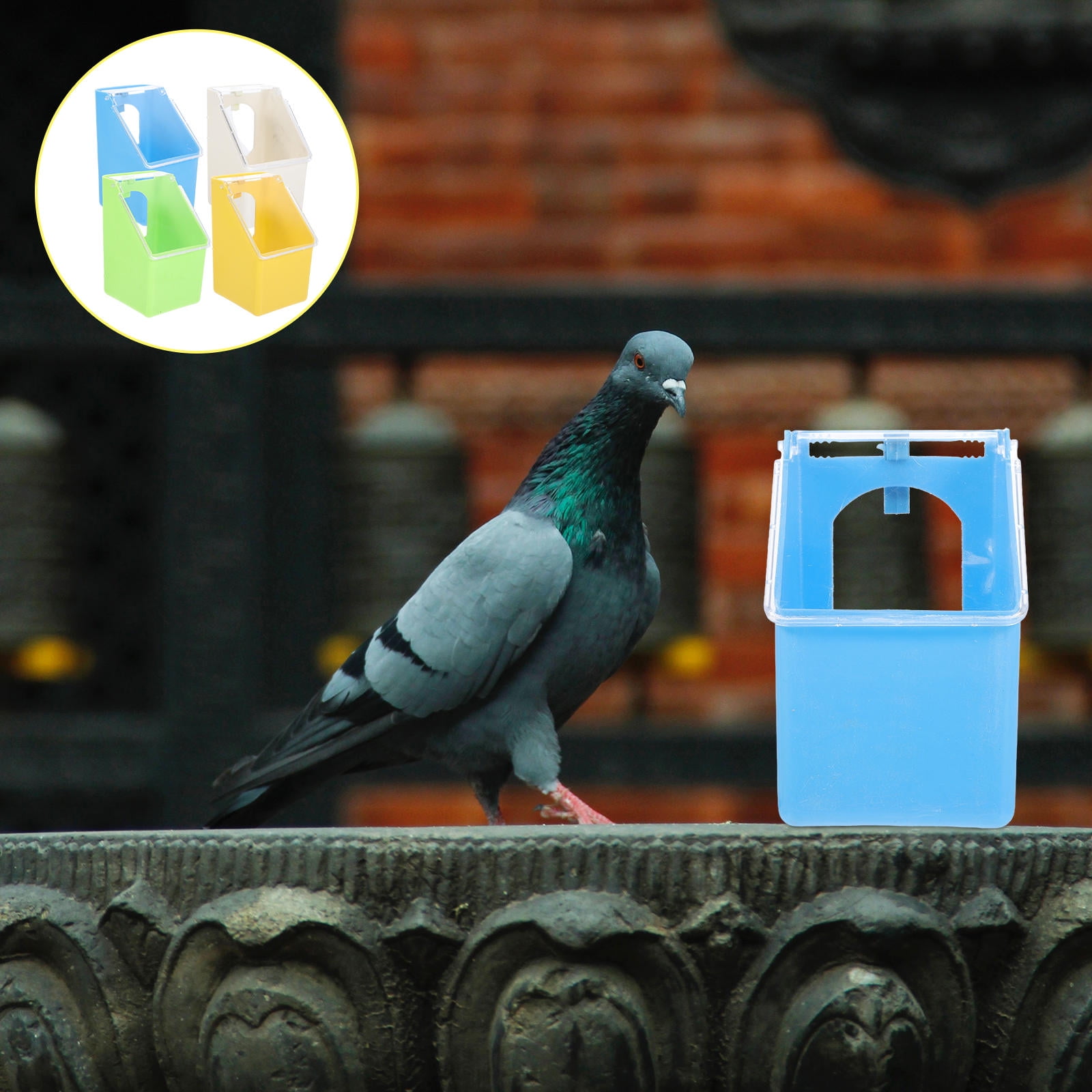 BESTYASH 4Pcs Pigeon Feeding Trays Multi Functional Hanging Box ...