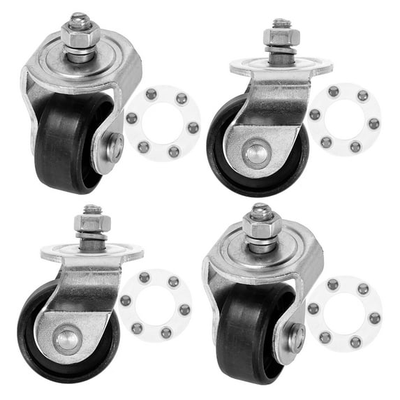 BESTYASH 4Pcs Replacement Floor Jack Caster Wheels Heavy Duty Steel ...