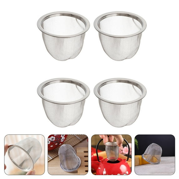 BESTYASH 4Pcs Stainless Steel Tea Infuser Mesh Insert with Simple ...
