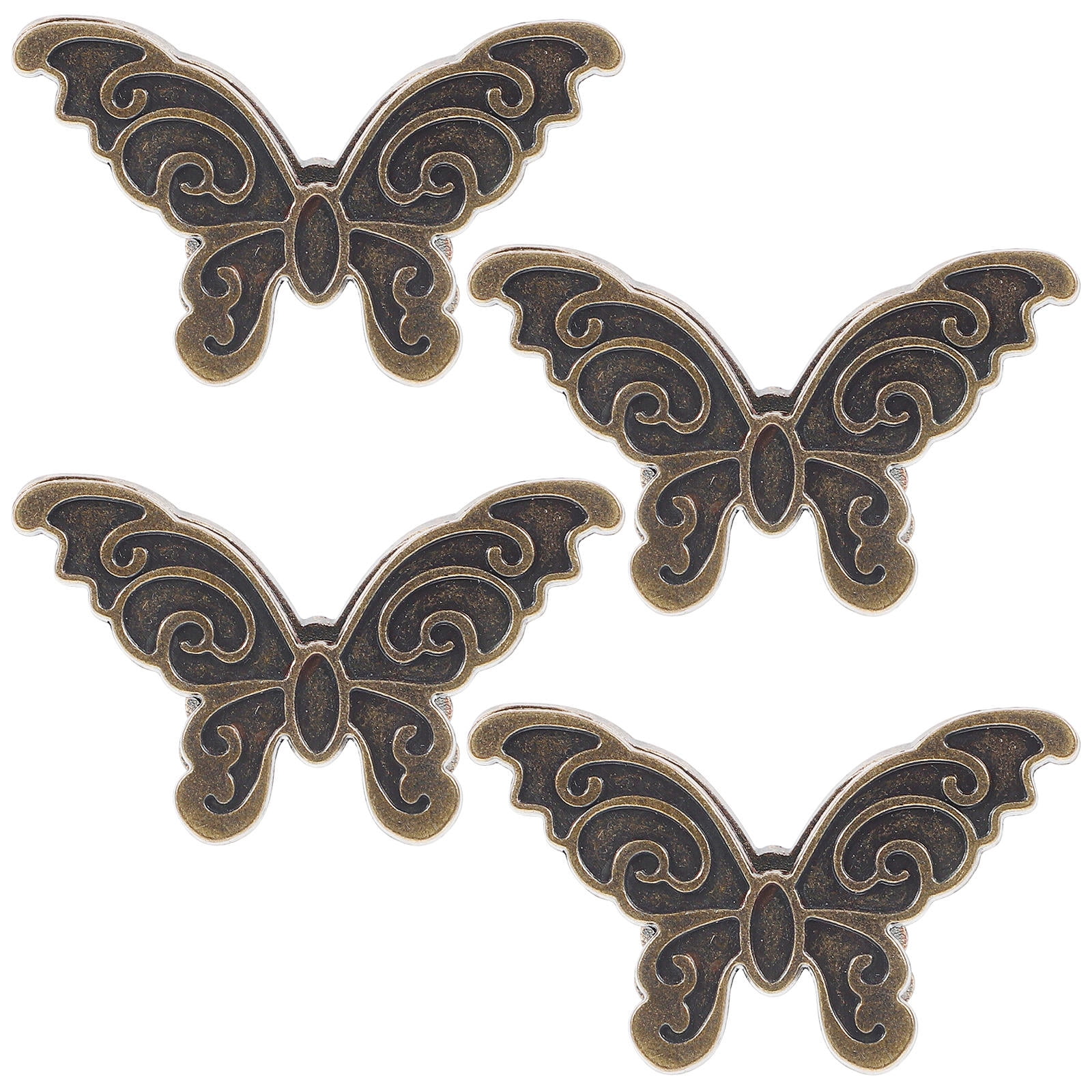 BESTYASH 4Pcs Strong Grip Multi Color Butterfly Clips for Papers Photos ...
