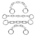 BESTYASH 4Pcs Stylish Plated Silver Purse Extender Chain for Crossbody ...