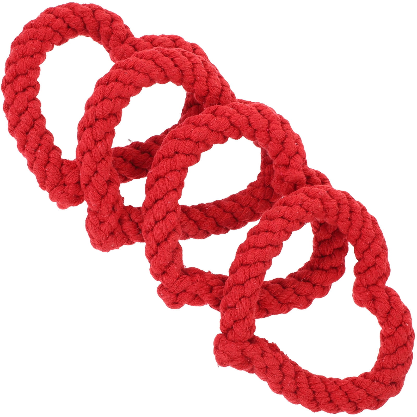 BESTYASH 4Pcs Valentine's Day Dog Plush Toys Red Playing Chewing Toy ...