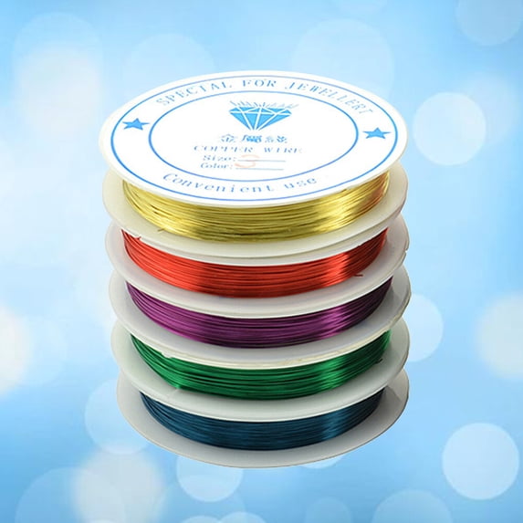BESTYASH 5 Rolls Assorted Color Jewelry Wire for Jewelry Making ...