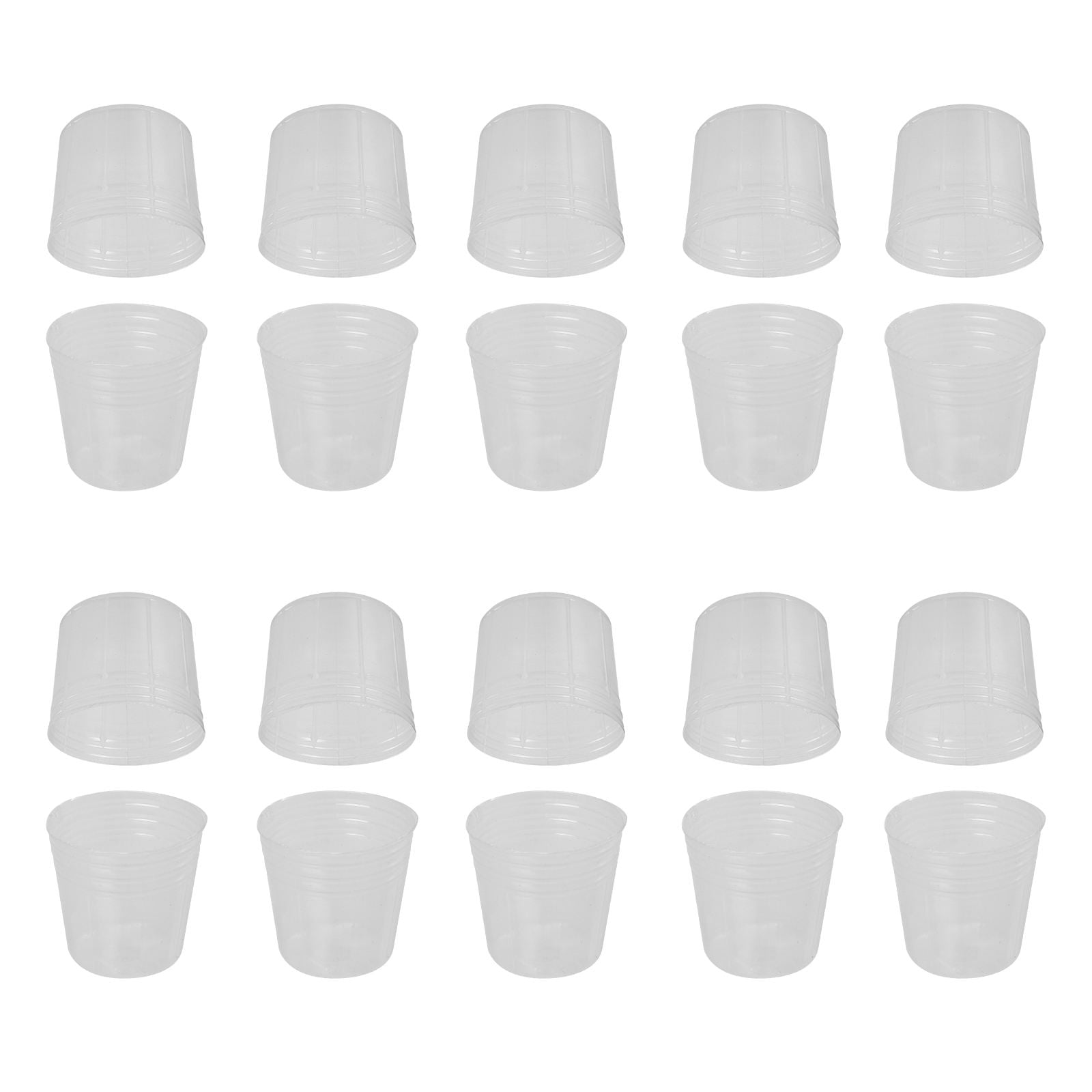BESTYASH Cups Planting Pots Transparent 50 Set - Walmart.com