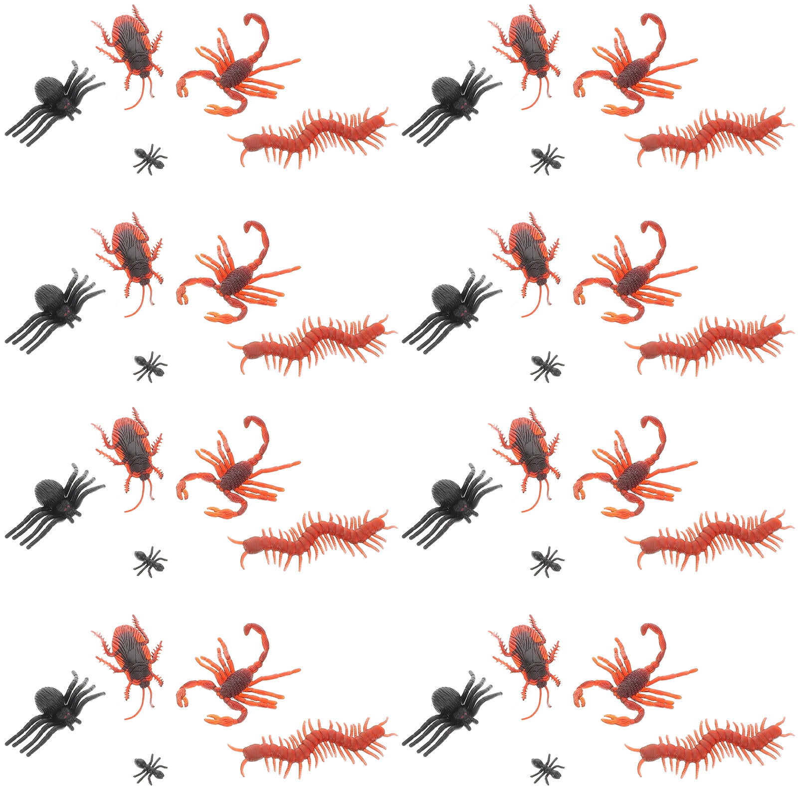 BESTYASH 50Pcs Artificial Fake Bugs with Large Centipede Scorpion Ant ...