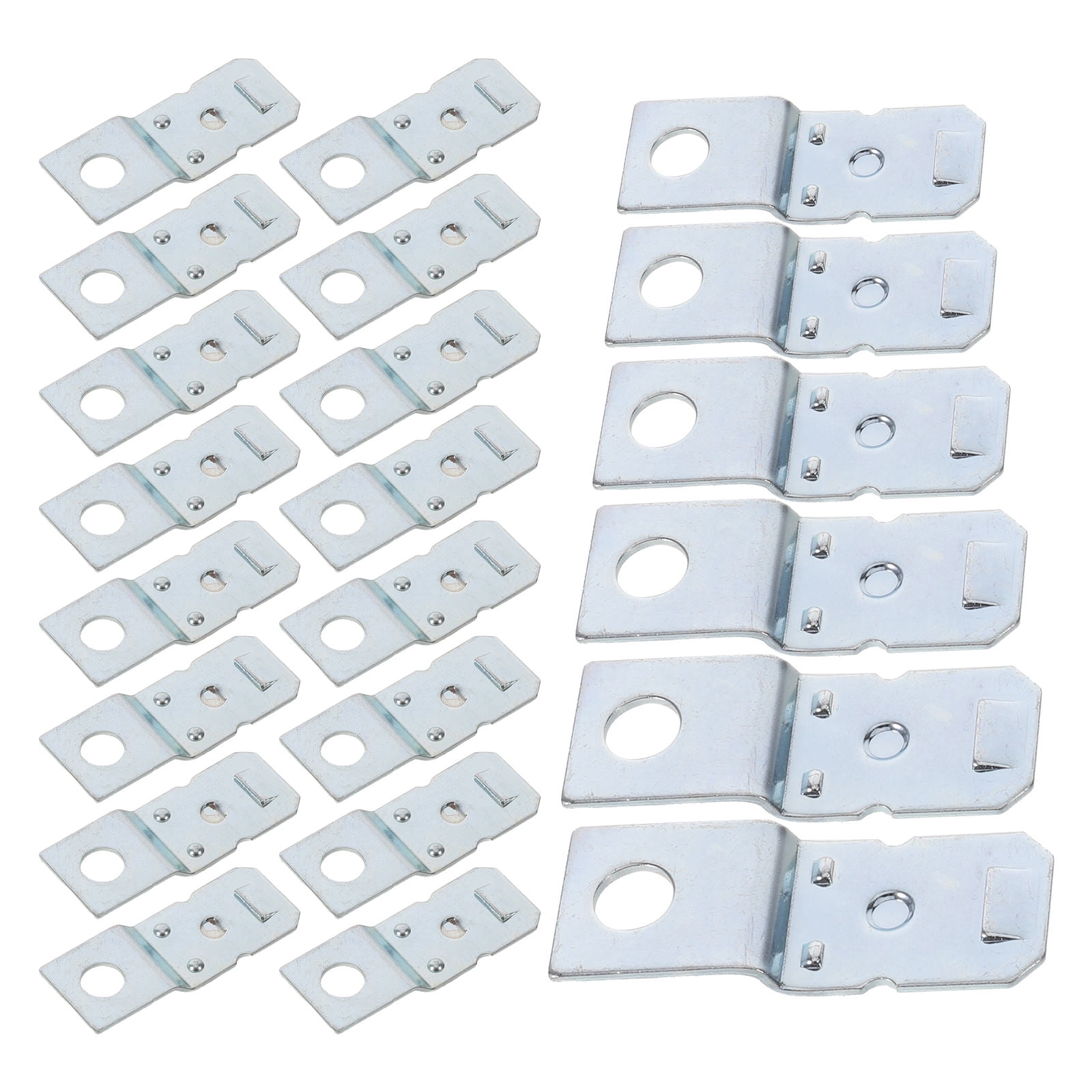 BESTYASH 50Pcs Auto Relay Mounting Bracket Plated Silver Tone Metal ...