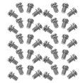 BESTYASH 50Pcs Ceiling Fan Blade Screws Plated Silver 1 4 Inch Thread ...