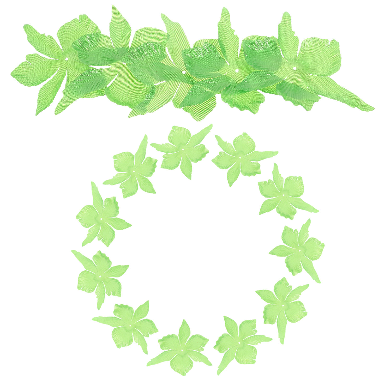 BESTYASH 50Pcs Fabric Green Flower Sepals for DIY Artificial Rose ...