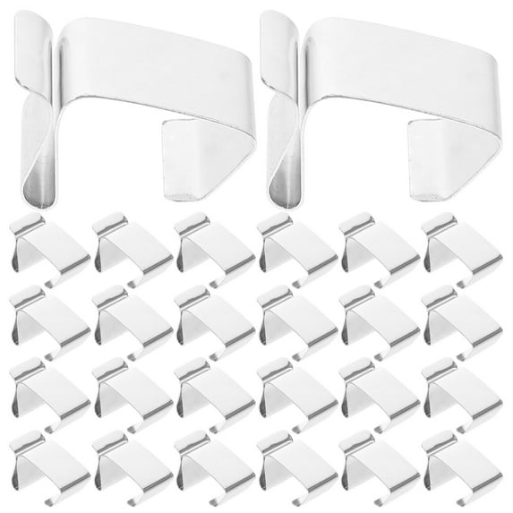 BESTYASH 50Pcs Heavy Duty Stainless Steel Christmas Light Hooks Outdoor ...