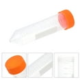 BESTYASH 50Pcs High Transparency Plastic Centrifuge Tubes with Caps for ...