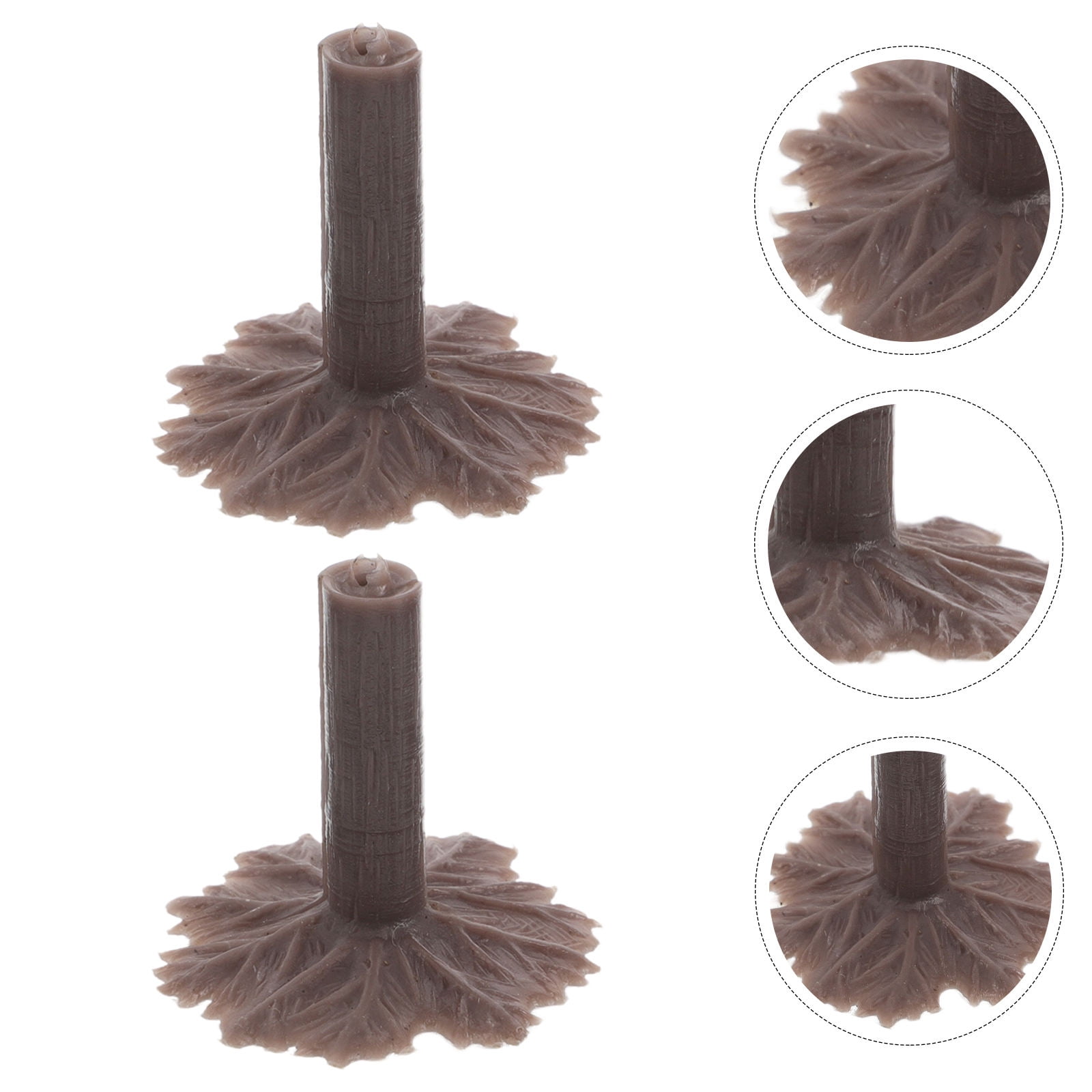 BESTYASH 50Pcs Lightweight Plastic Model Tree Feet Stand for ...