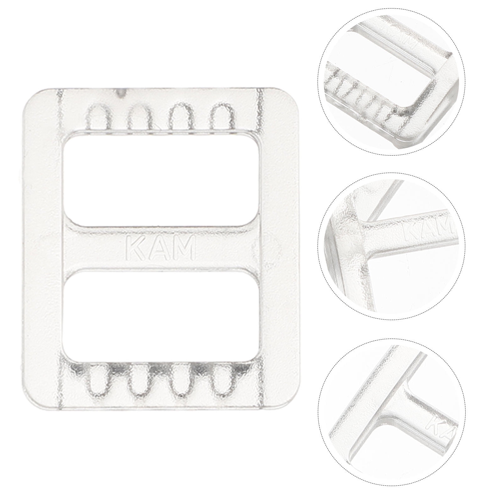 BESTYASH 50Pcs Plastic Webbing Slide Buckle Adjustable Glide Strap ...