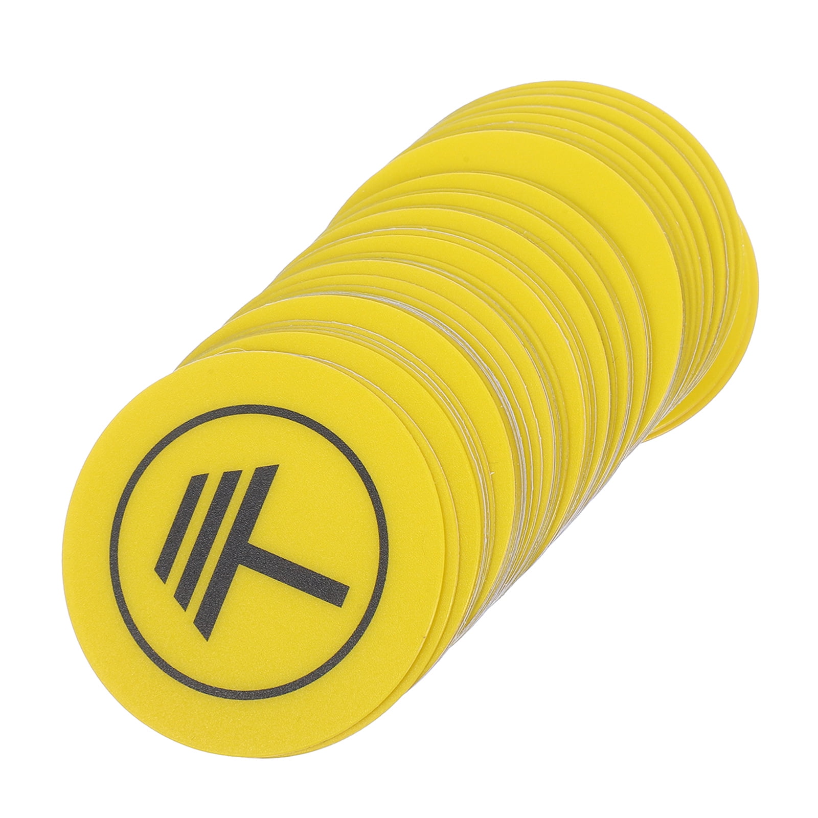 BESTYASH 50Pcs Reflective Electric Warning Tags Durable PVC Alert Signs ...