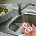 BESTYASH 50Pcs White Ceramic Basin Hole Cover Overflow Ring for ...